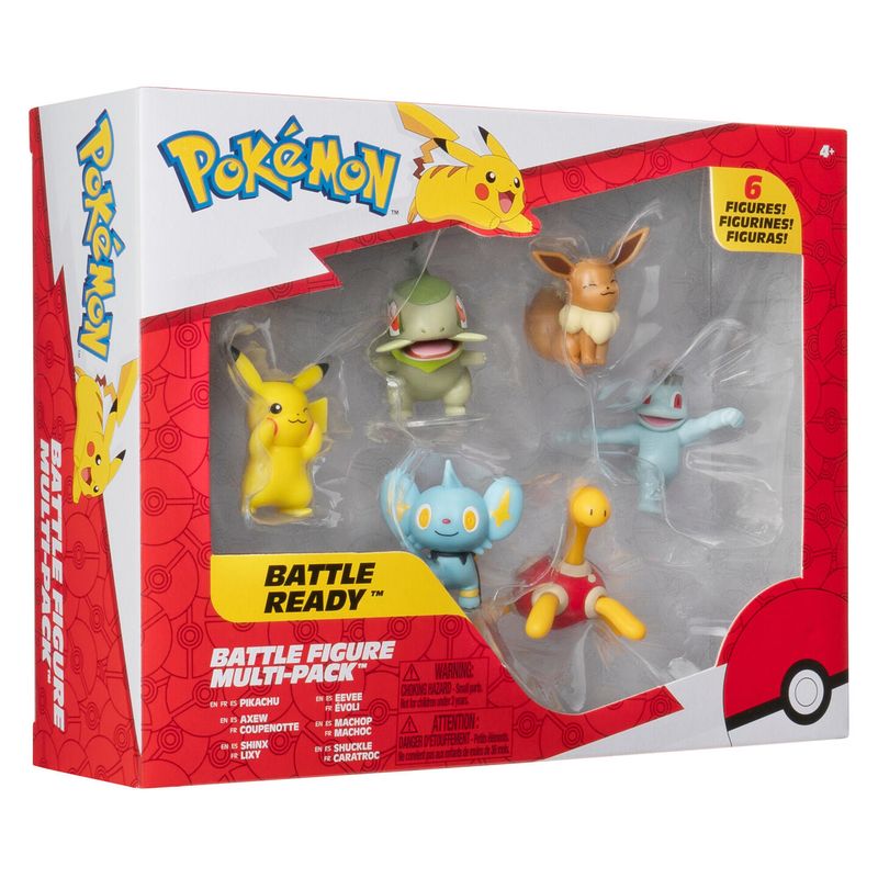 Pokémon Battle Figure Multipack 6pk | Actionfigurer – Billigmarkedet
